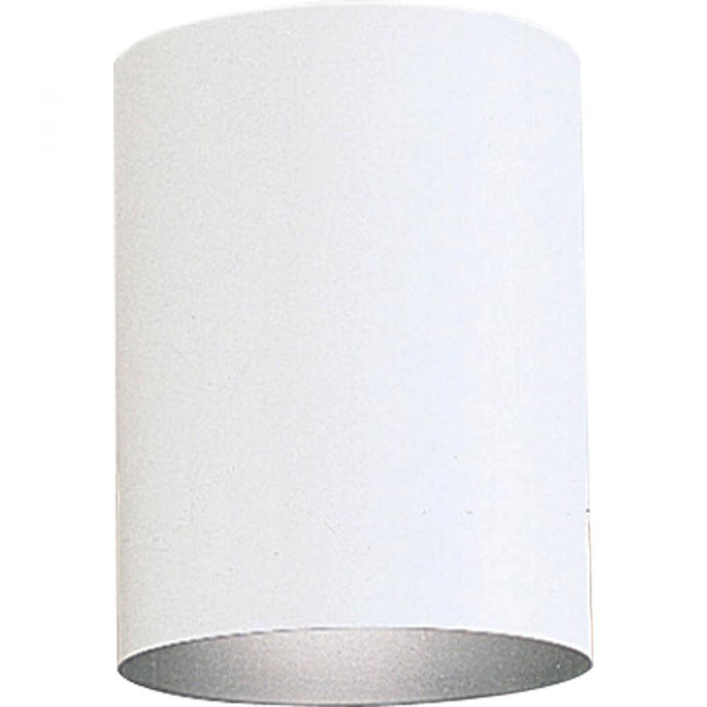 5" White Outdoor Ceiling Mount Cylinder : 1D44K | Lighting Plus