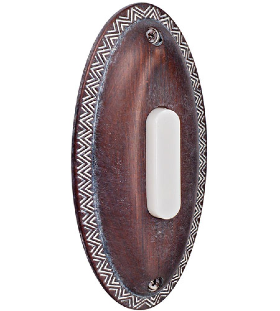 Surface Mount Oval LED Lighted Push Button in Rustic Brick : 9K03W ...