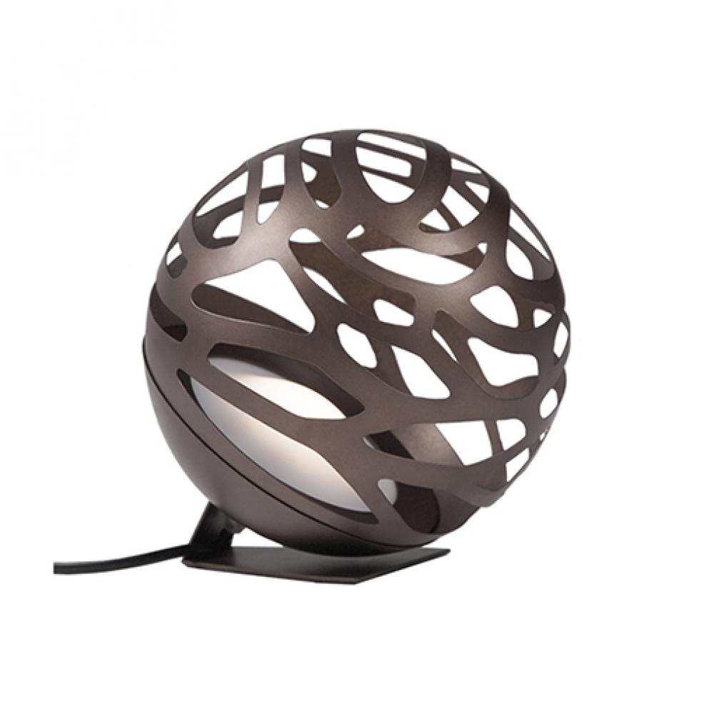 LED Floor Lamp with Organic Shaped Laser Cut Metal Sphere Shade : 4287N ...
