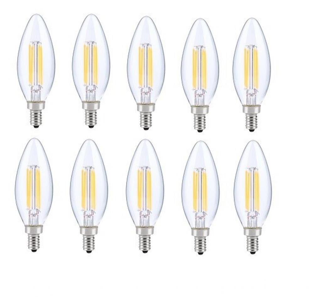 LED E12 CANDELABRA, BLUNT TIP, 3000K, 300 degree, CRI80, ES, UL, 6W ...